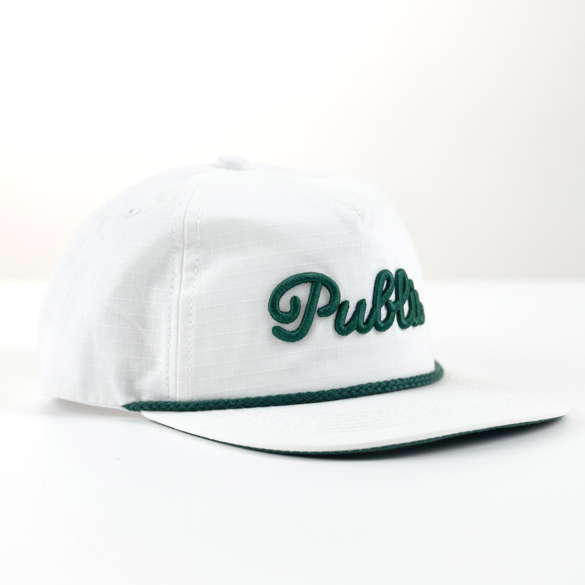 Public Rope Hat (White) – Public Drip
