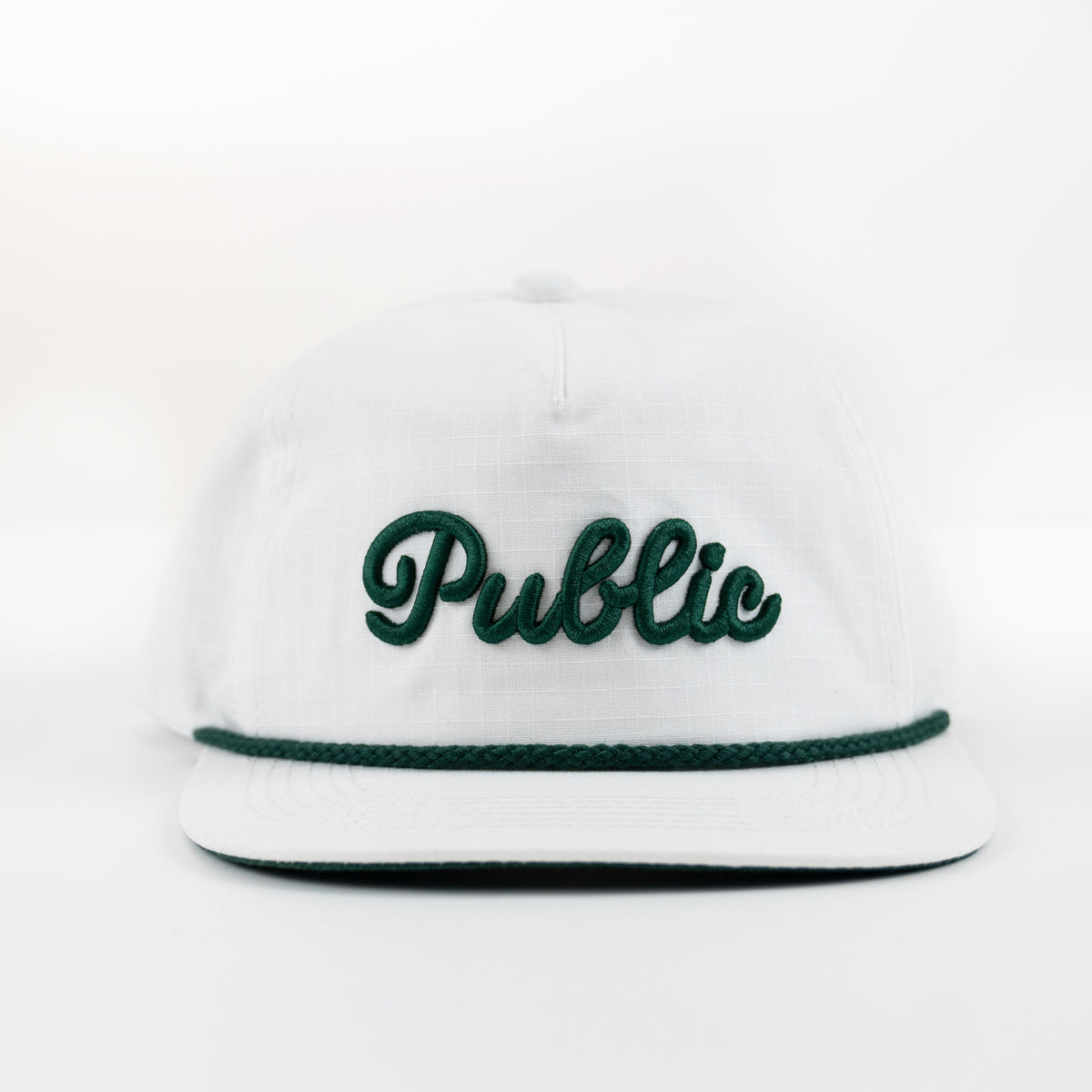 Public Rope Hat (White) – Public Drip